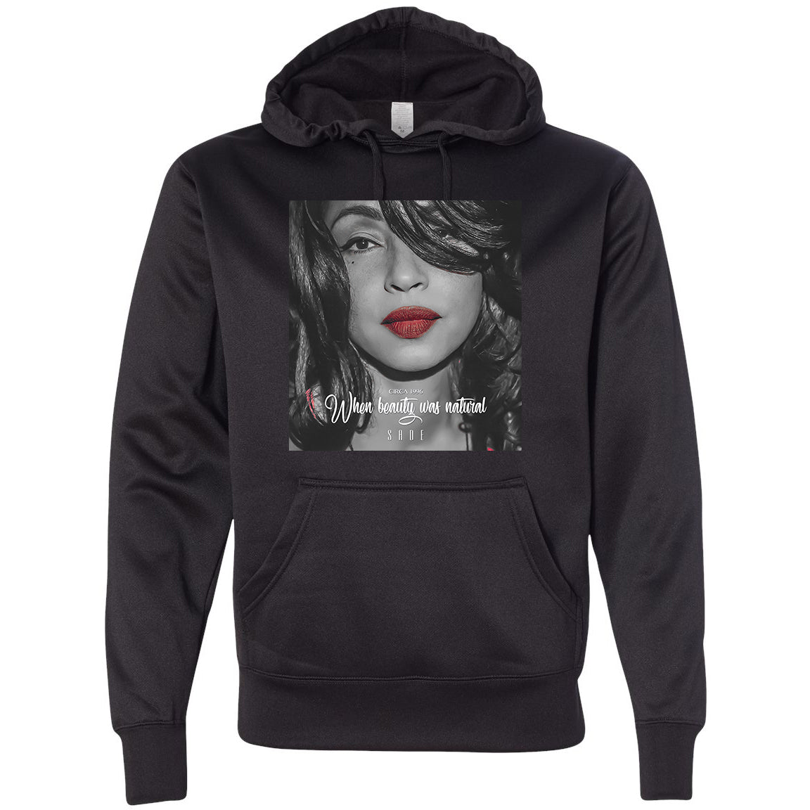 SADE RED LIPSTICK HOODIE – THE SNEAKER STUDIO